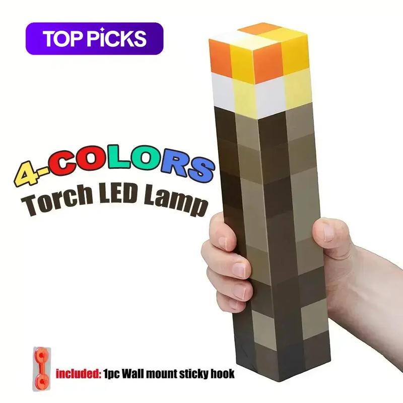 USB Rechargeable Torch Light, Creative Pixel Style Handheld Torch Light ...