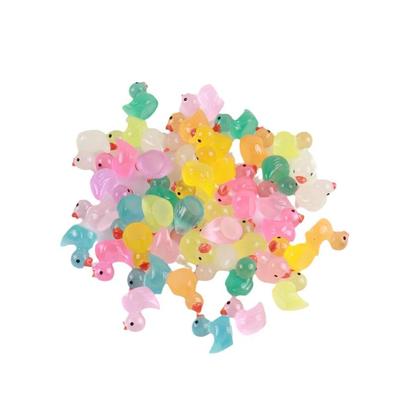 (Gifts) 1pc Night Light Mini Ducks, Resin Ducks, Realistic Ducks Party ...