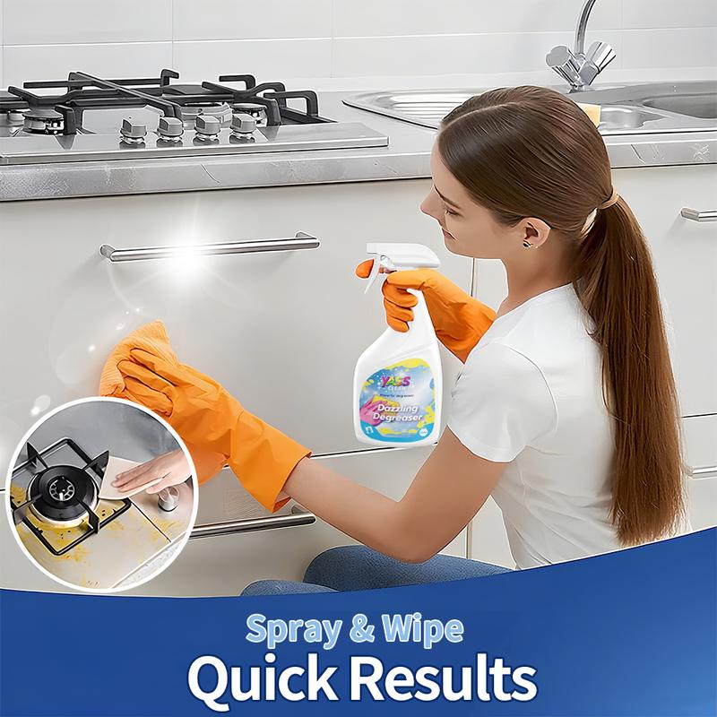 Yass Clean Dazzling Degreaser Lovely Lemon Scented- 500 ml Stove Glass ...