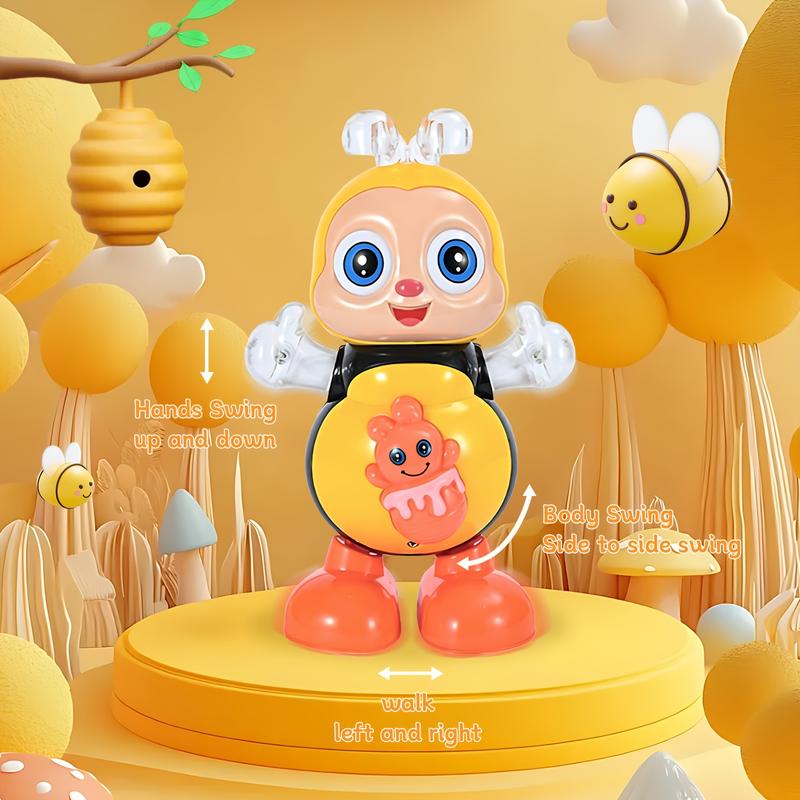Electric Dancing Bee Toy for Kids, Interactive Light & Music Learning ...