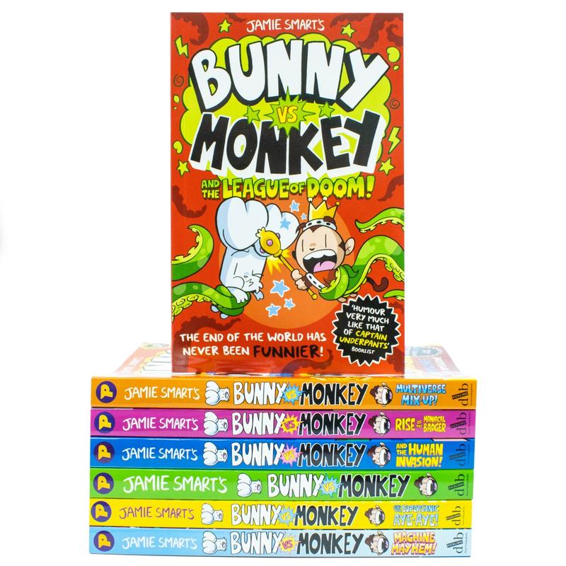 Bunny vs Monkey 7-Book Collection Set by Jamie Smart – Funny Adventure ...