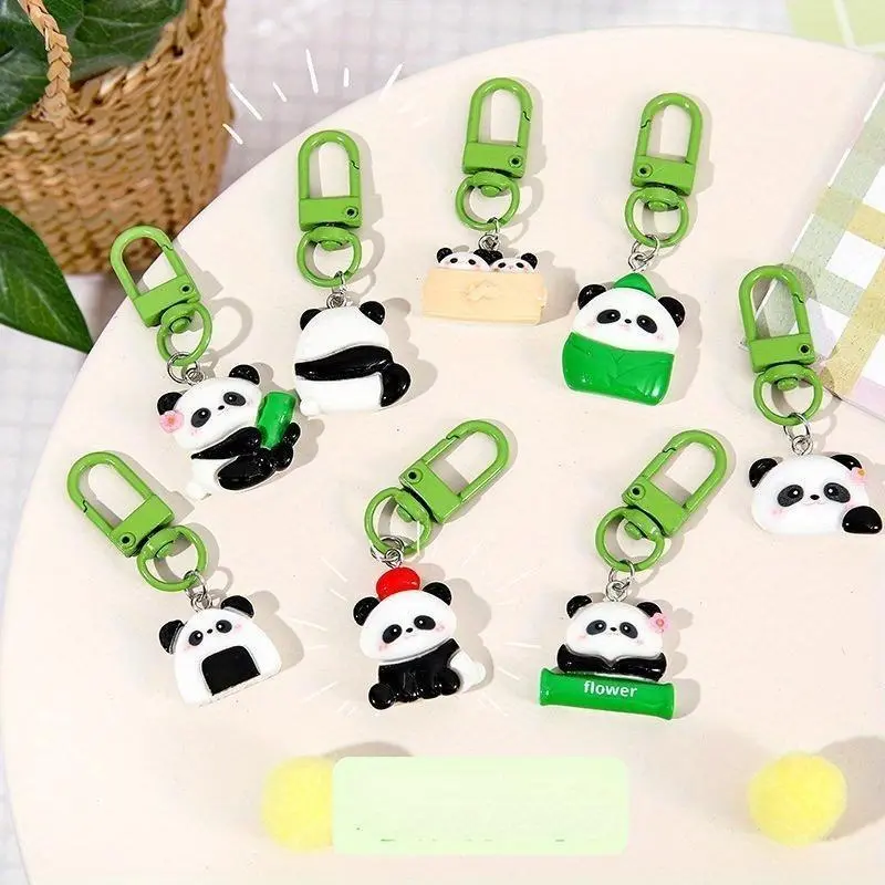1pcs Cute Cartoon Panda Keychains, Key Ring Charms for, cute - TikTok ...