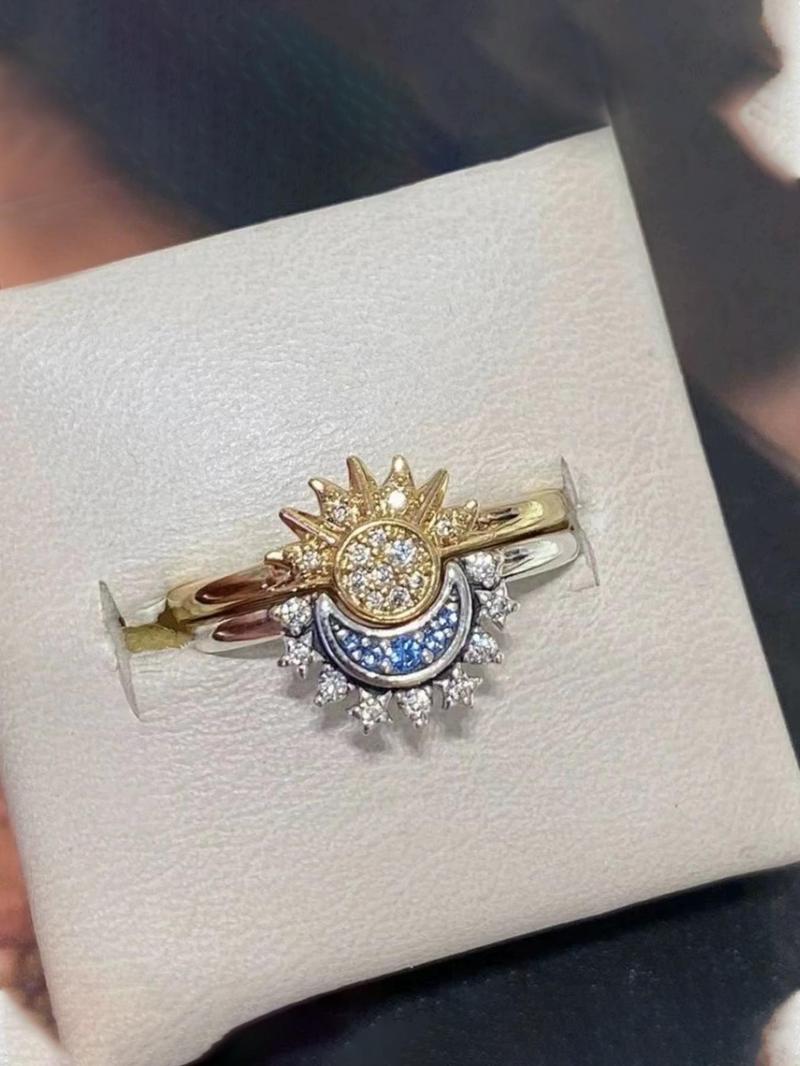 Sun Moon Bracelet Set Stackable Bracelet for Women Men Sparkling Gold ...