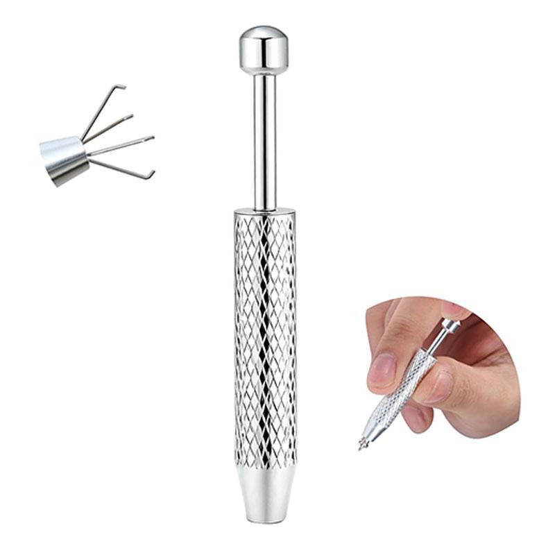 Piercing Taper Ball Grabber Tool, Stainless Steel Flat Back Earrings ...